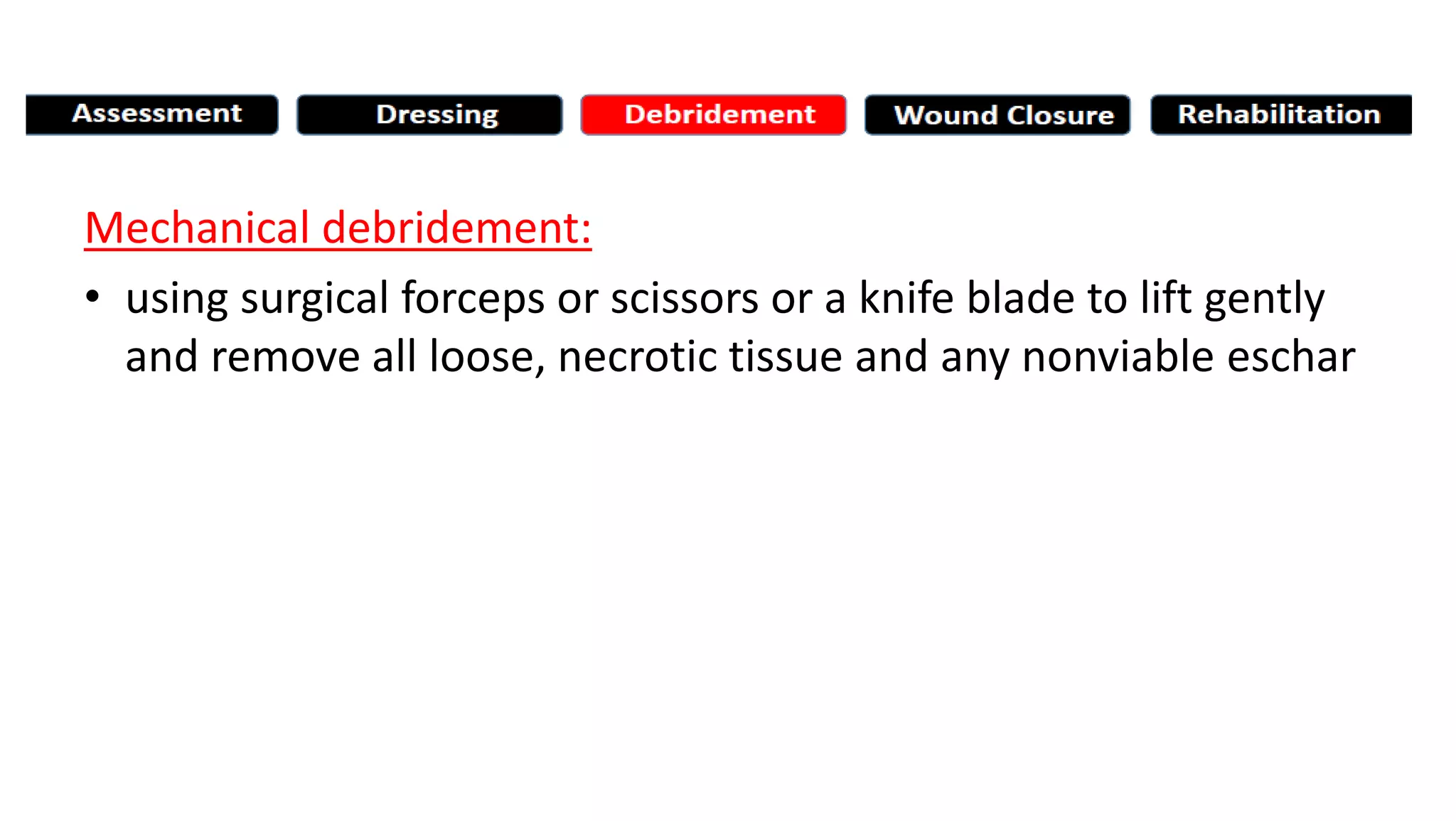 Burns surgical management | PPTX