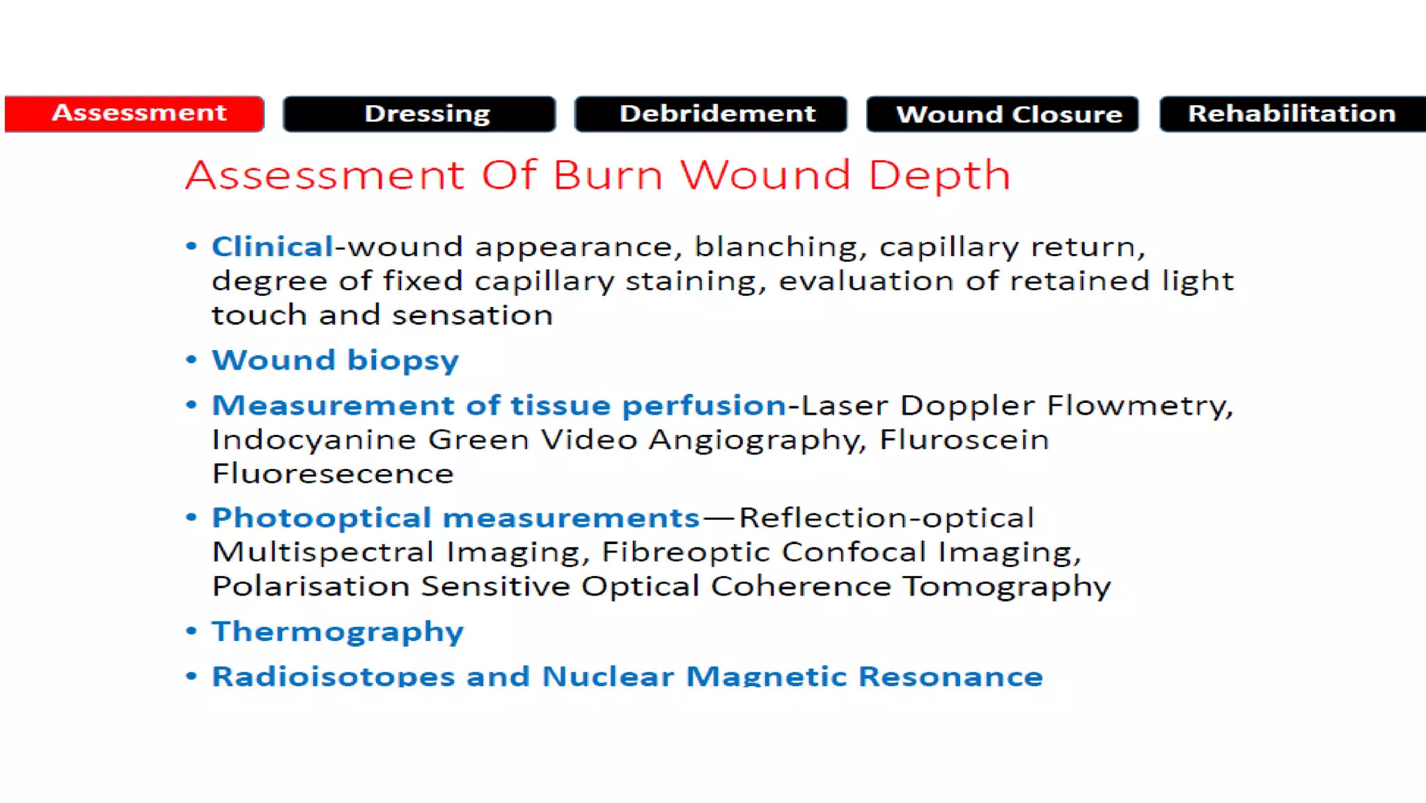 Burns surgical management | PPTX