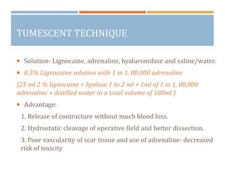 Anaesthetic management in a patient of burns injury | PPTX