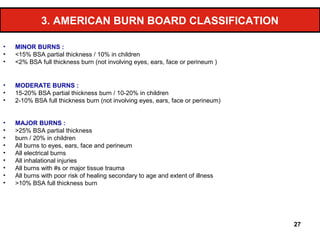 Burns, wounds & pressure sores | PPT