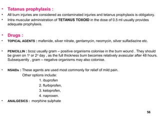 Burns, wounds & pressure sores | PPT