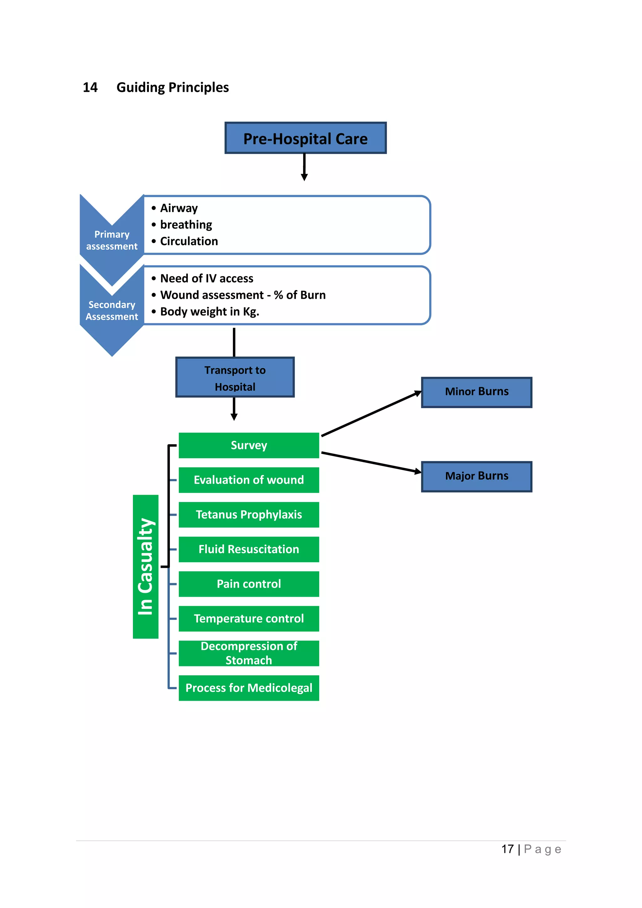 Operational guidelines for establishment of Burn unit | PDF