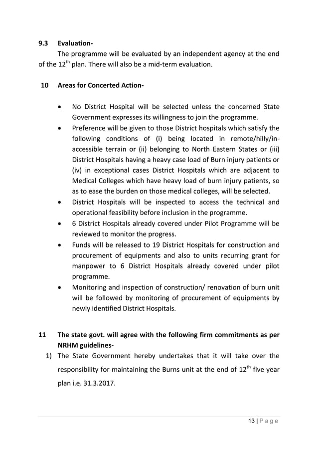Operational guidelines for establishment of Burn unit | PDF | Injuries ...