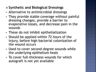 Burn wound management | PPTX