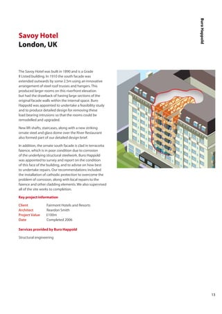 Buro Happold - Hotel Capability Statement 2010 | PDF