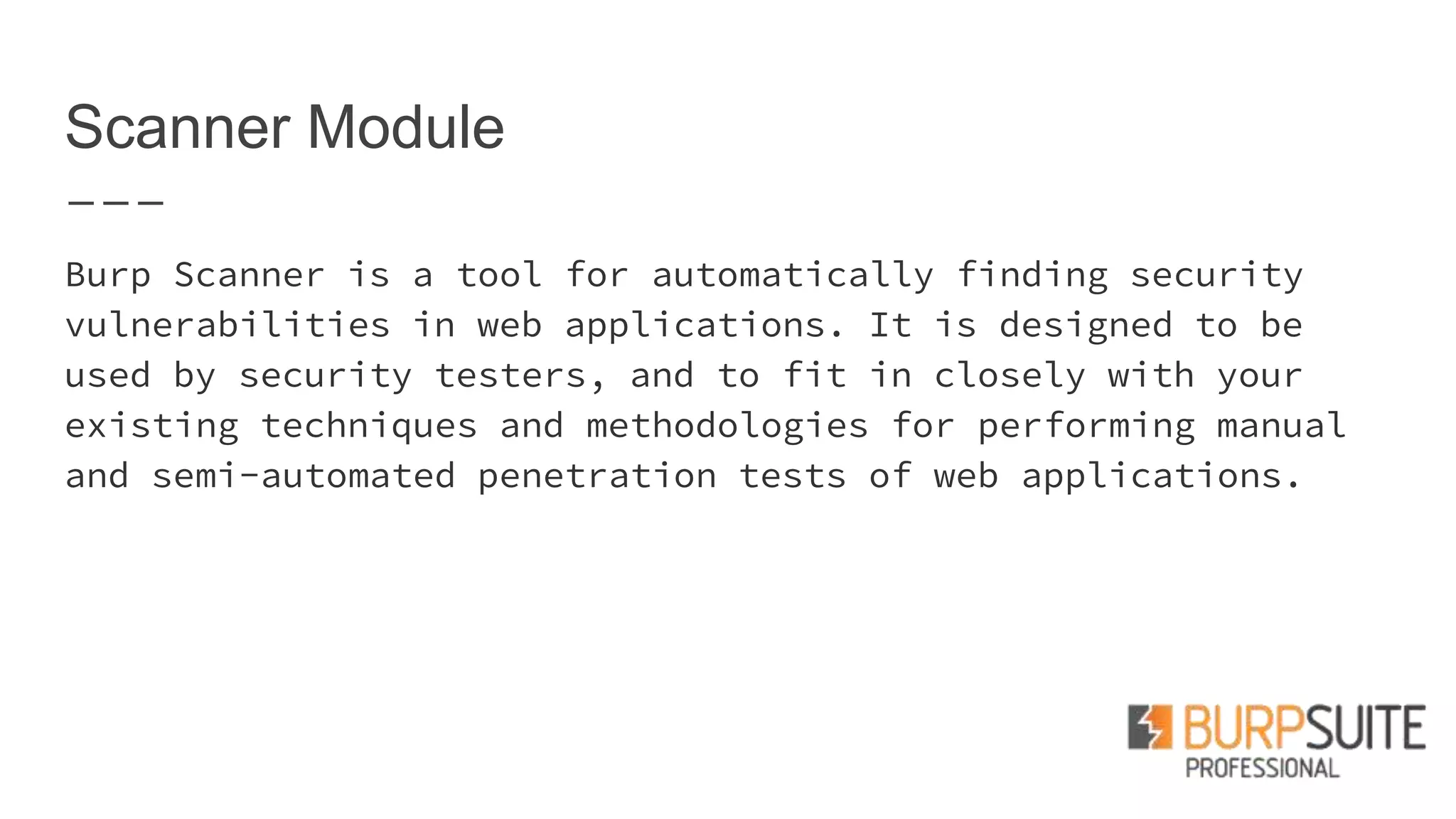 Burp suite | PPTX
