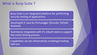 BurpSuiteOverview | PDF