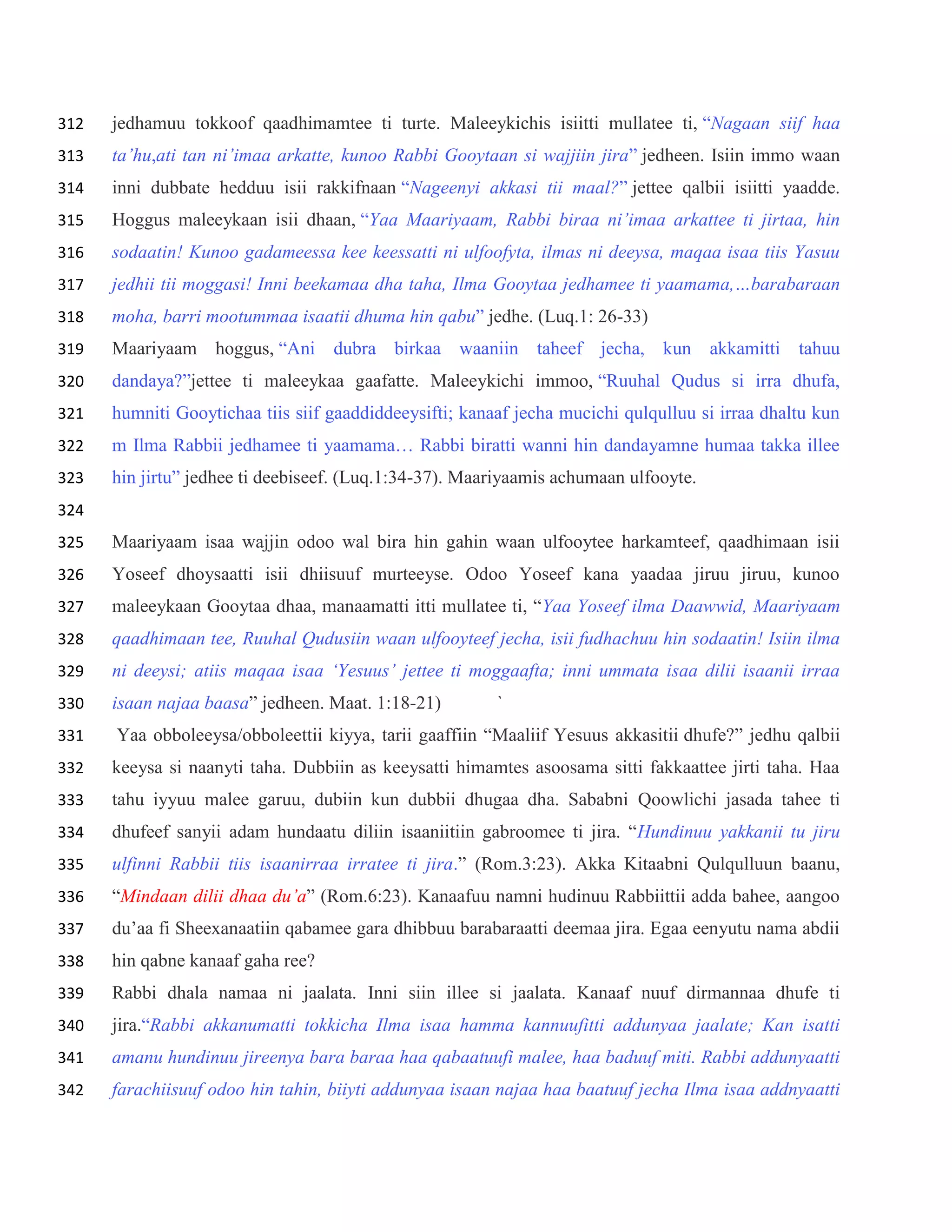 Burqaa gammachuu dhugaa | DOCX