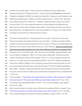 Burqaa gammachuu dhugaa | DOCX