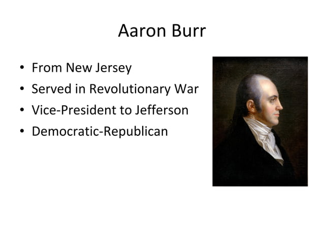Burr hamilton duel | PPT
