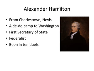 Burr hamilton duel | PPT