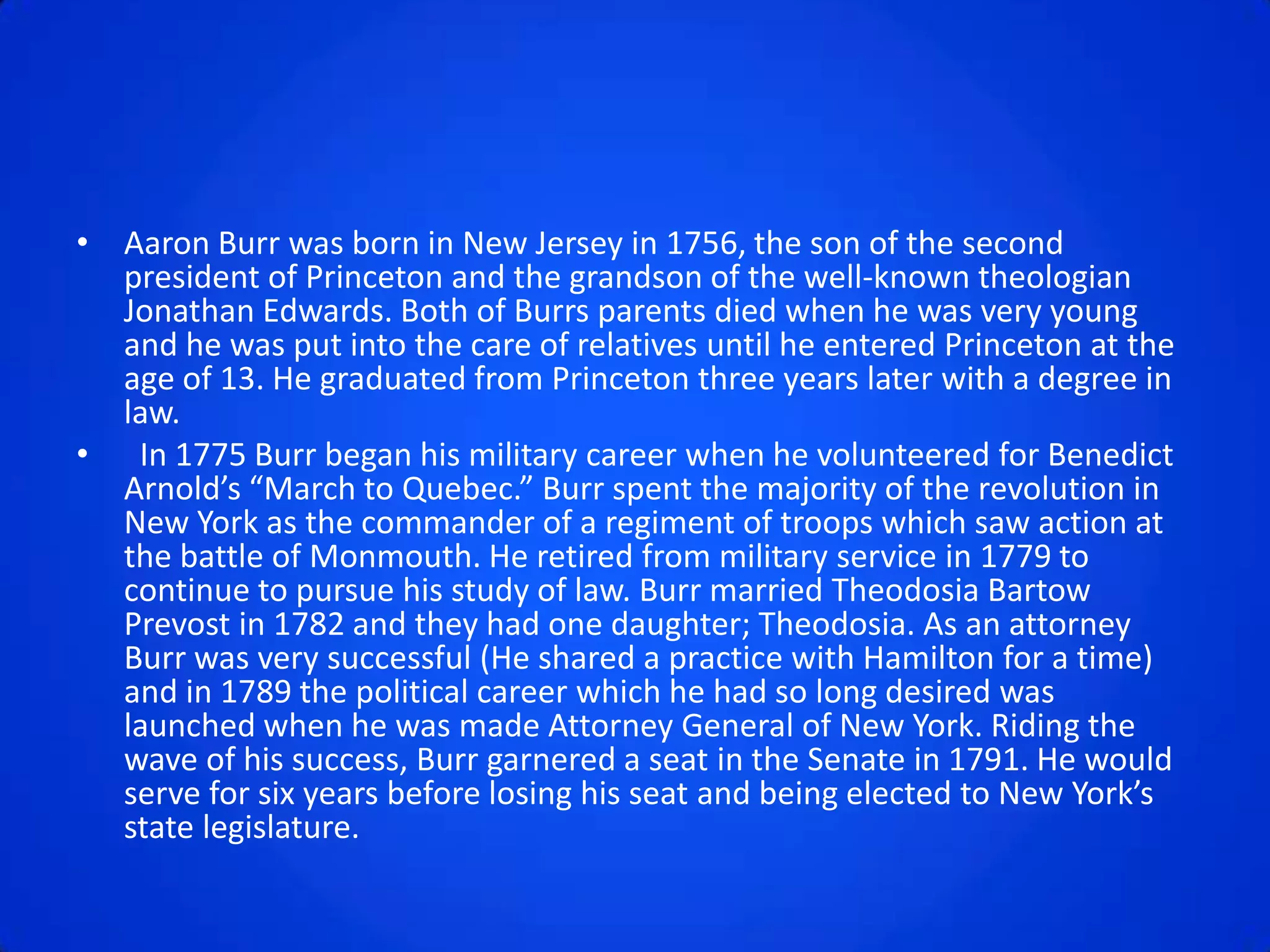 Burr hamilton duel | PPTX