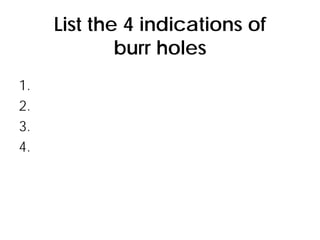 Burr Hole | PDF