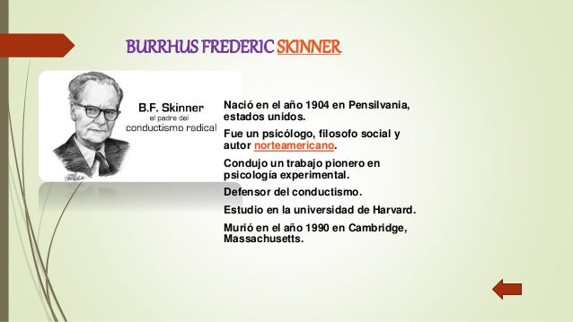 Burrhus frederic skinner