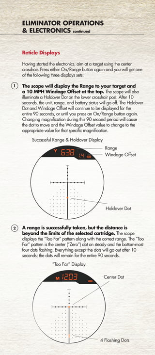 Burris Eliminator III LaserScope Instruction Manual | PDF