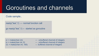 Burrowing through go! the book | PPT