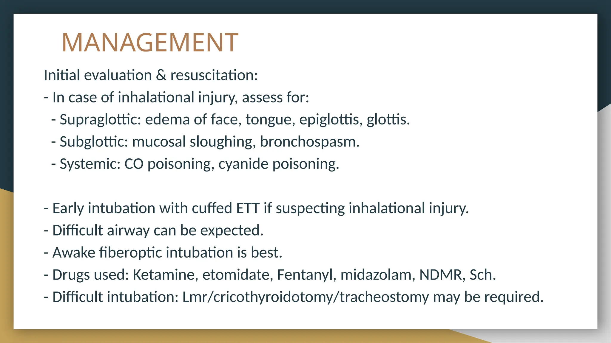 Anesthesia in burn injury patient- case presentation | PPTX