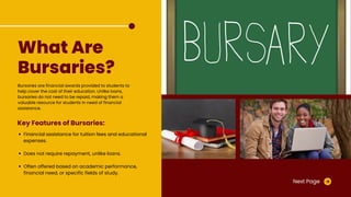 Your Guide to Bursaries for 2024 – Unlock Funding for Your Education | PPT