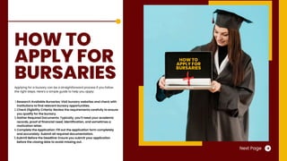 Your Guide to Bursaries for 2024 – Unlock Funding for Your Education | PDF