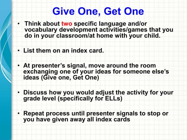 Literacy Development for Young ELLs | PPTX | Education