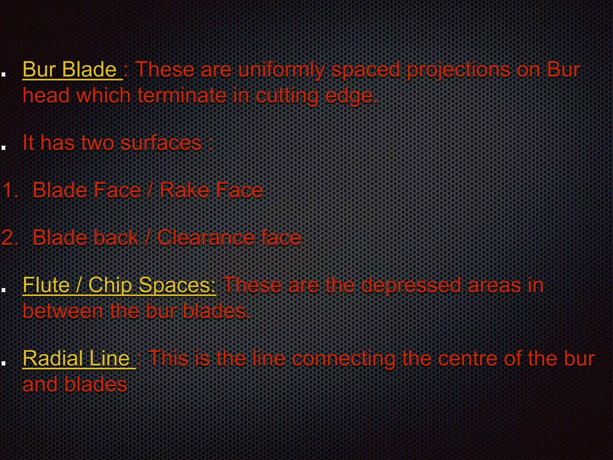 Burs in dentisty ashish | PPTX