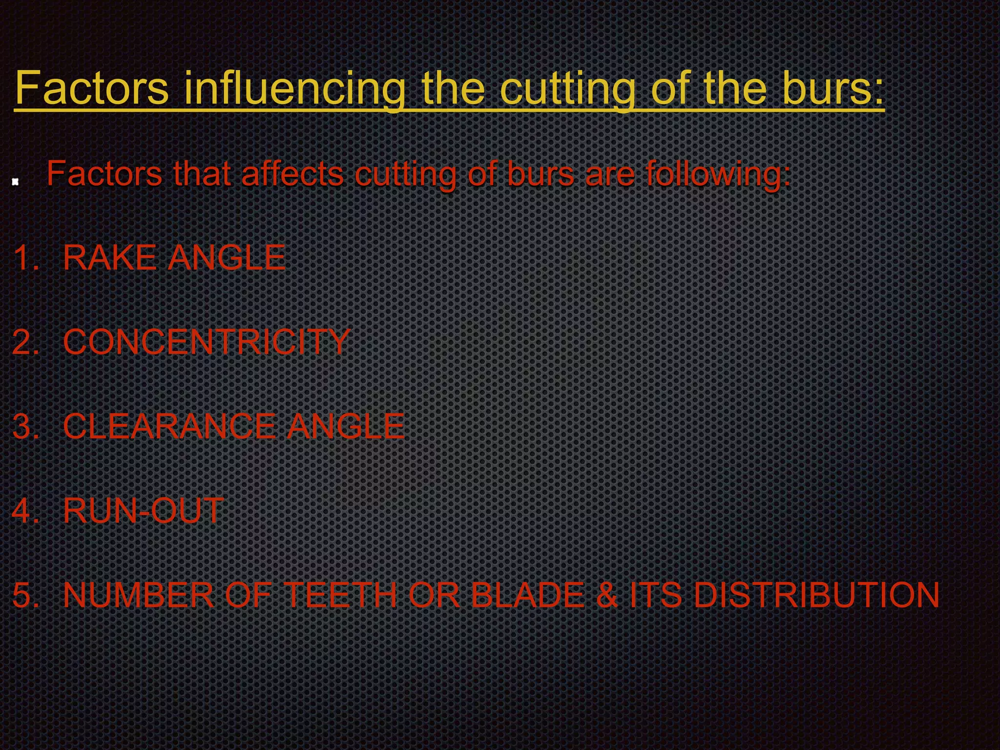 Burs in dentisty ashish | PPTX