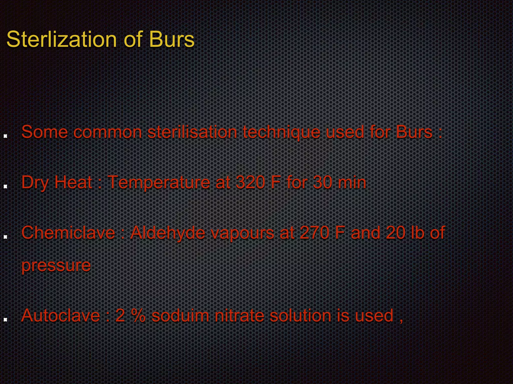 Burs in dentisty ashish | PPTX