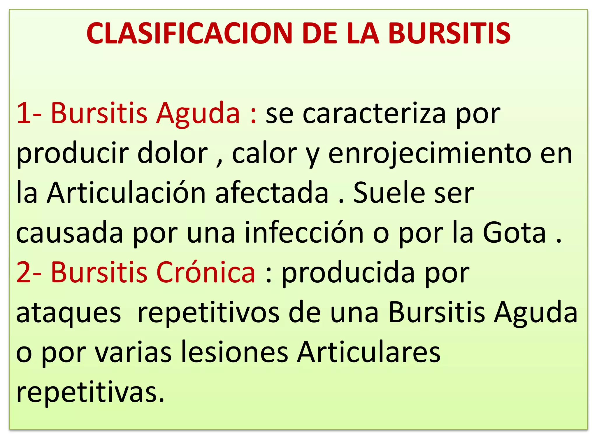 Bursitis | PPTX | Medical Health