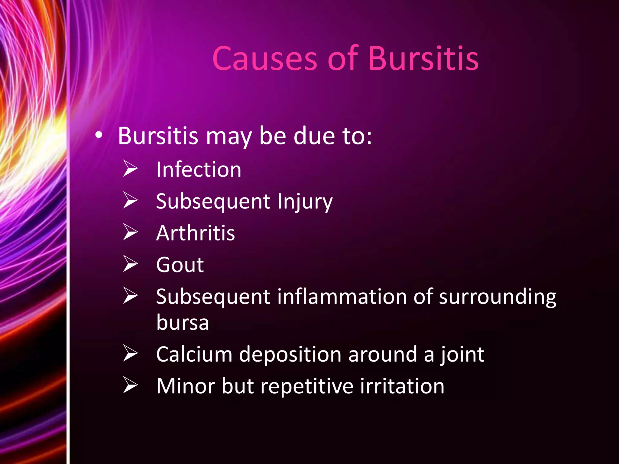 Bursitis | PPTX