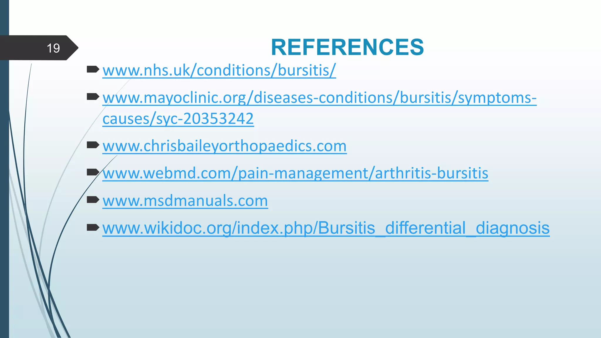 Bursitis | PPTX