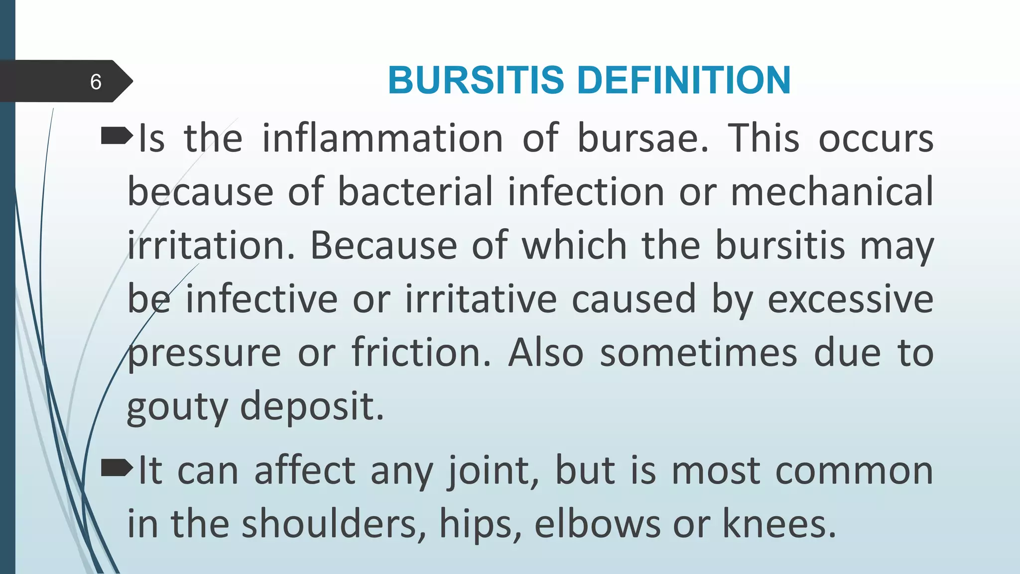 Bursitis | PPTX