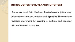Bursitis, Causes, Pathophysiology, CM, Management.pptx | Death, Injury ...
