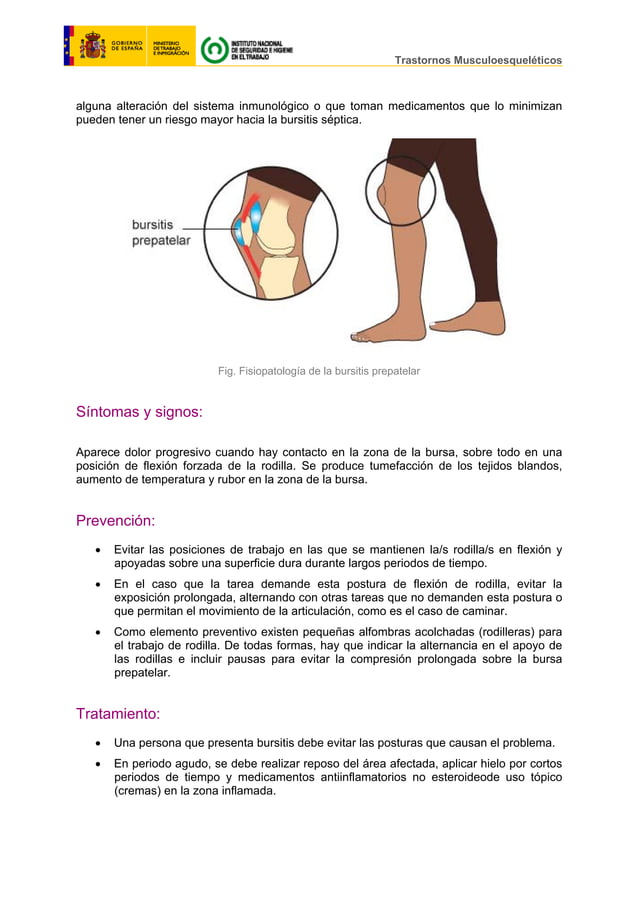 Bursitis prepatelar | PDF | Bone and Joint Conditions | Diseases and ...