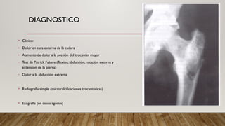 Bursitis trocanterea/ Trocanteritis/ Bursitis trocanterica | PPTX