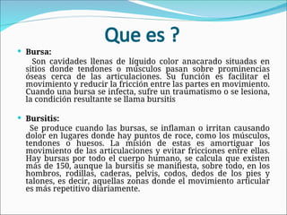 capacitacion de Bursitis y tendinitis.ppt