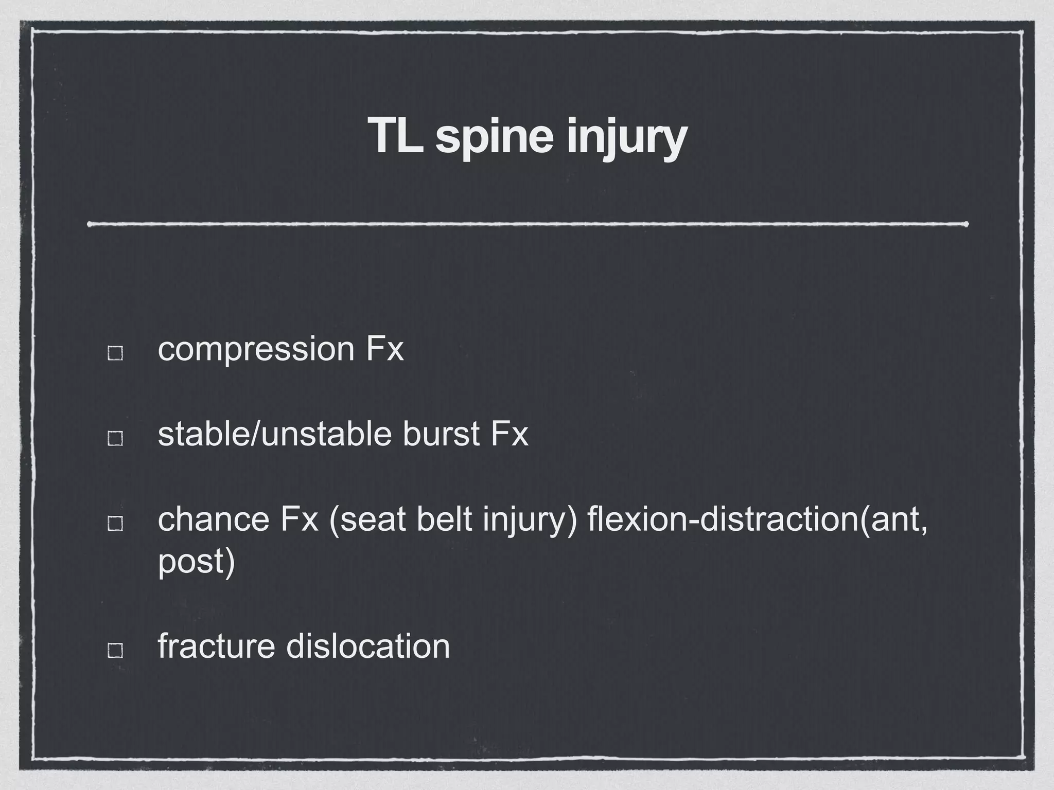 Burst fracture | PPTX