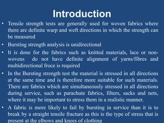 Bursting strength test | PPTX