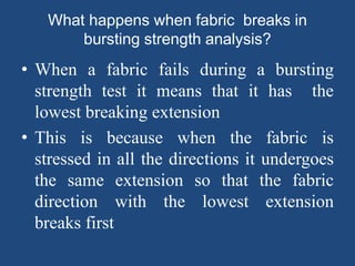 Bursting strength test | PPTX