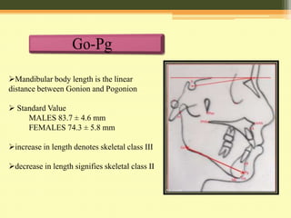 BURSTONE ANALYSIS : C.O.G.S ( HARD & SOFT TISSUE) | PPTX