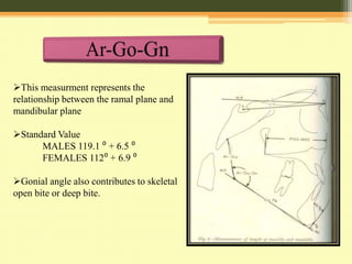 BURSTONE ANALYSIS : C.O.G.S ( HARD & SOFT TISSUE) | PPTX