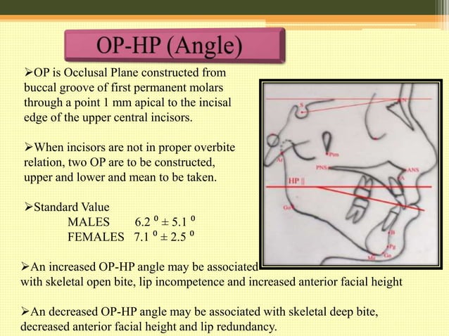 BURSTONE ANALYSIS : C.O.G.S ( HARD & SOFT TISSUE) | PPTX | Dental ...