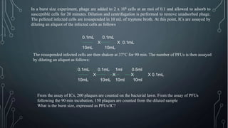 Burst size | PPT | Infectious Diseases | Diseases and Conditions