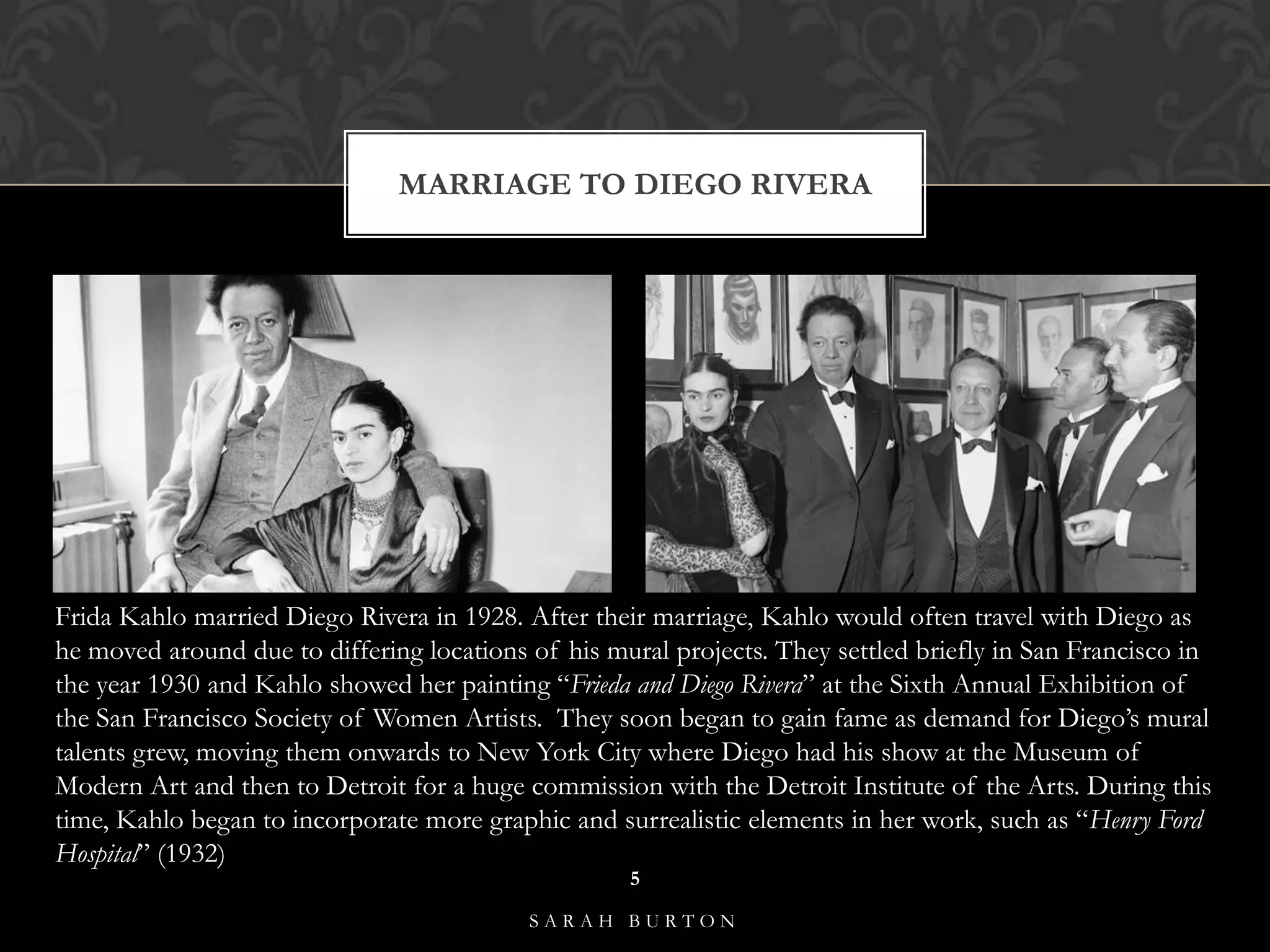 Frida Kahlo PowerPoint Assignment | PPSX