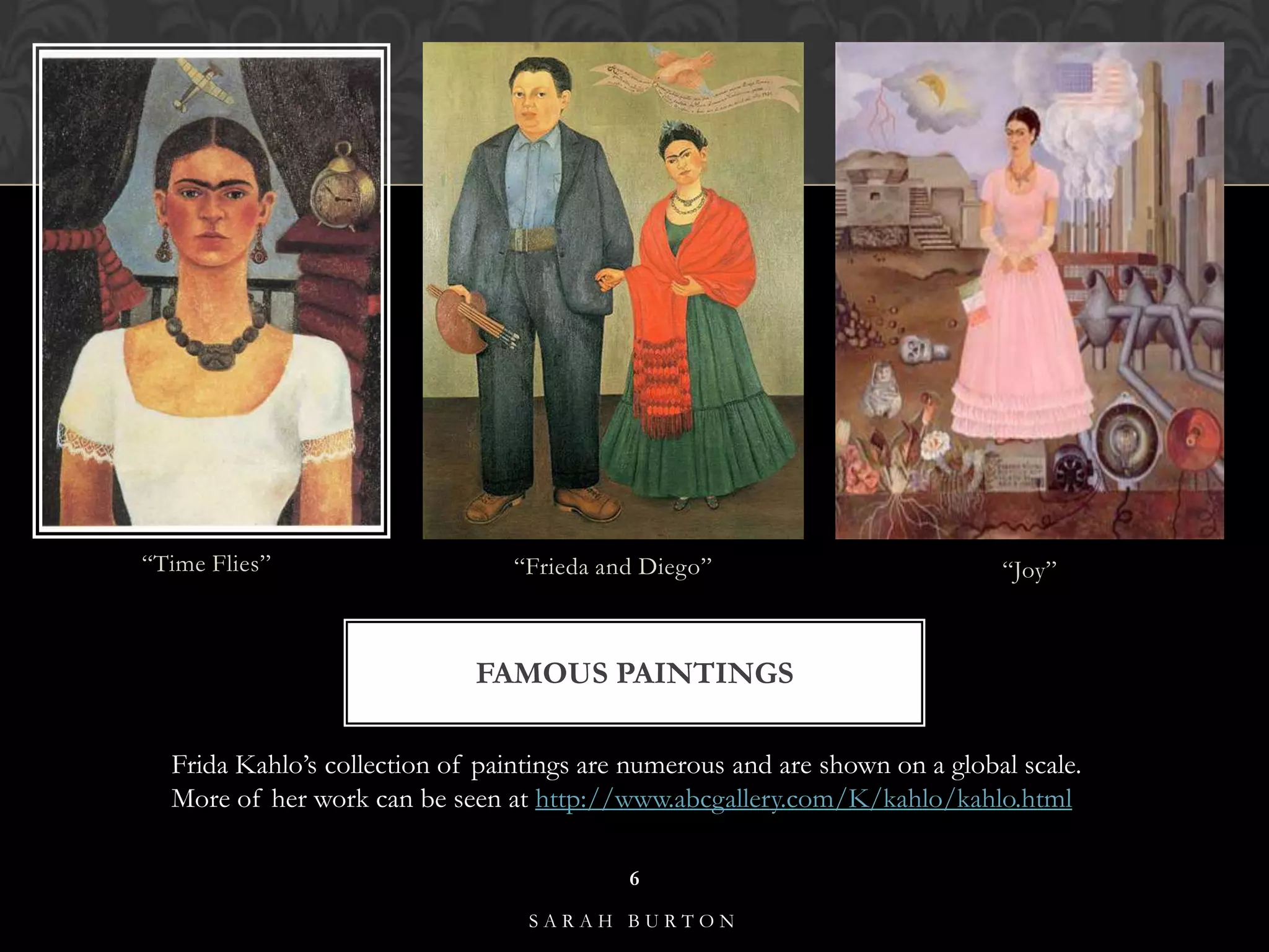 Frida Kahlo PowerPoint Assignment | PPSX