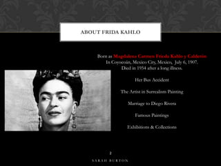 Frida Kahlo PowerPoint Assignment | PPSX