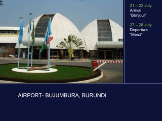 Burundi Report C O M P R | PPT