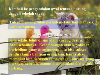 Burung Sebelah Sayap oleh Gede Prama | PPT