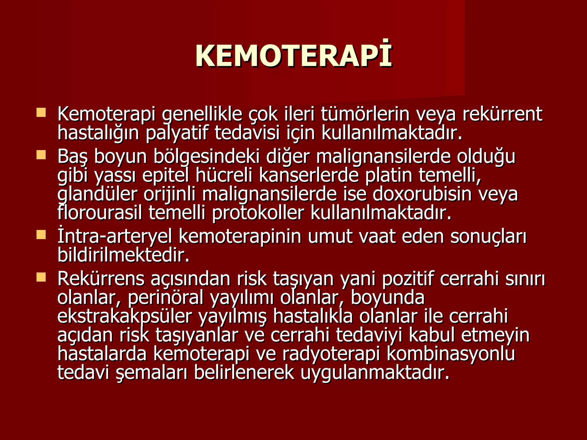 Burun ve paranazal sinüs, nazofarinks kanserleri (fazlası için www ...