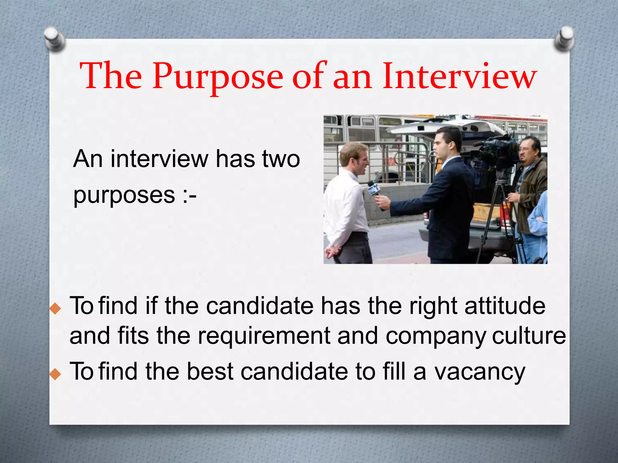 Interview and it's Various Types | PPTX