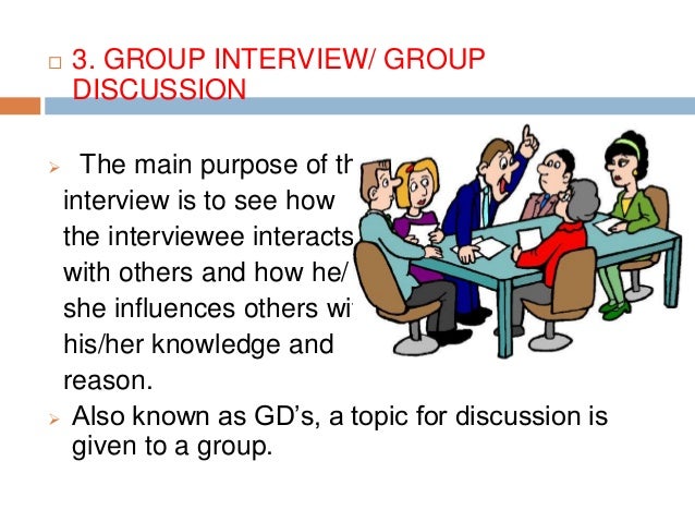 TYPES OF INTERVIEWS